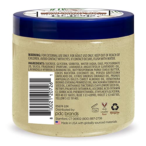 Dr Teal's Shea Sugar Body Scrub, Coconut Oil with Essential Oils, 19 oz (Pack of 3)