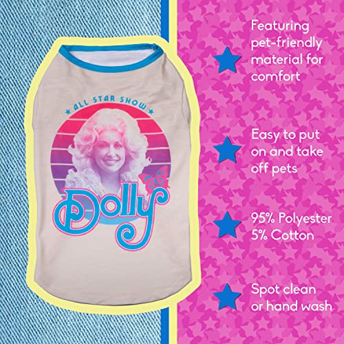 Doggy Parton White All Star Show Dolly Tee - XXL