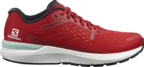 Salomon Sonic 4 Balance Running Shoes for Men, Goji Berry/White/Black, 8.5