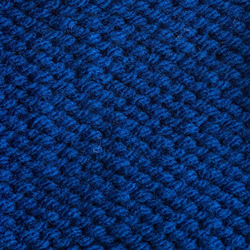 Bernat Super Value Yarn, 3-Pack, Royal Blue with 2 Patterns