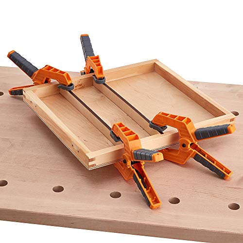 Bora 4-inch Professional Spring Clamps Pair, 35-Pounds of Clamping Pressure, Includes 2 Spring Clamps, 570604