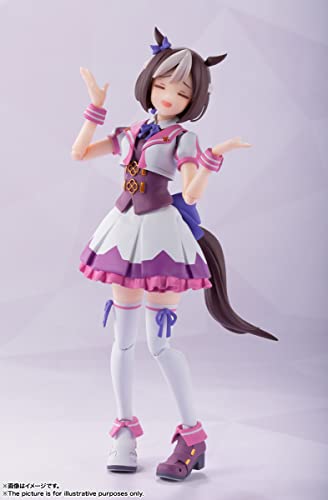 BANDAI SPIRITS(バンダイ スピリッツ) S.H. Figuarts Uma Musume Pretty Derby Special Week, Approx. 5.1 inches (130 mm), PVC & ABS, Pre-Painted Action Figure