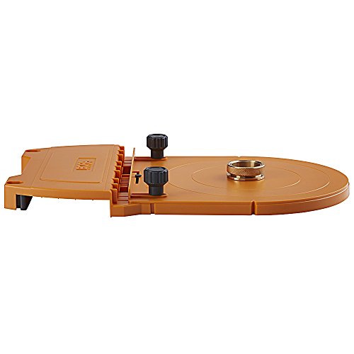 Bora Router Dado Jig, the Woodworking Router Guide That Allows For Precise, Straight Dados, Rabbets, and Mortises | 542005, orange