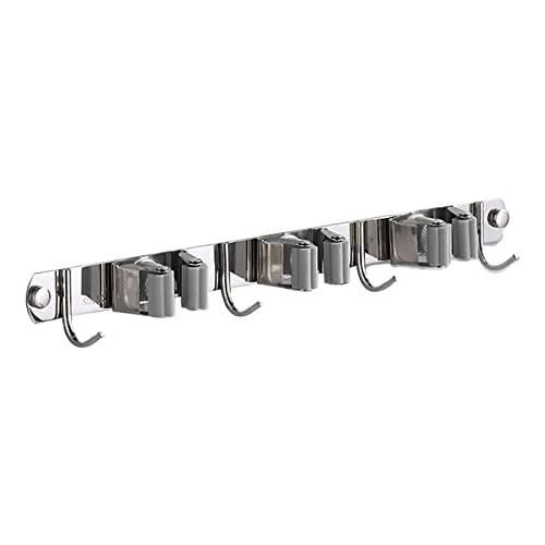 Broom Hook Holder Wall Mount Mop Organizer Holder Accessories Bathroom Steel Storage Kitchen Organization F2P0 Hook