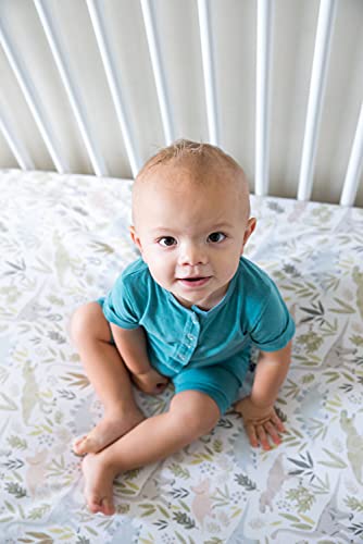 Premium Fitted Knit Crib Sheet/Toddler Sheet Rex by Copper Pearl