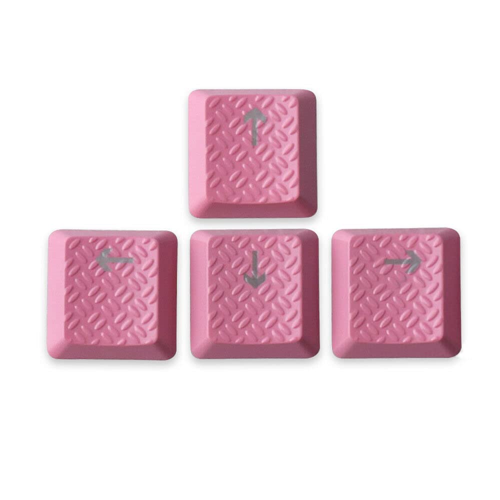 BestParts Texture Tactility Backlit Keycaps Compatible with Logitech G813/G815/G913/G915 TKL RGB Mechanical Gaming Keyboard (WASD+Arrow Keys) Pink