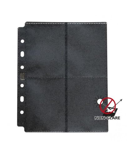 Dragon Shield Standard Size Cards – 8 Pocket Page Non-Glare Sheet – 50 Pages - MTG Card Sleeves are Smooth & Tough - Compatible with Pokemon, Yugioh, & Magic The Gathering Card Sleeves