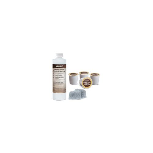 Keurig K-Supreme Single Serve K-Cup Pod Coffee Maker (Black) Bundle with Keurig 3-Month Brewer Maintenance Kit (2 Items)