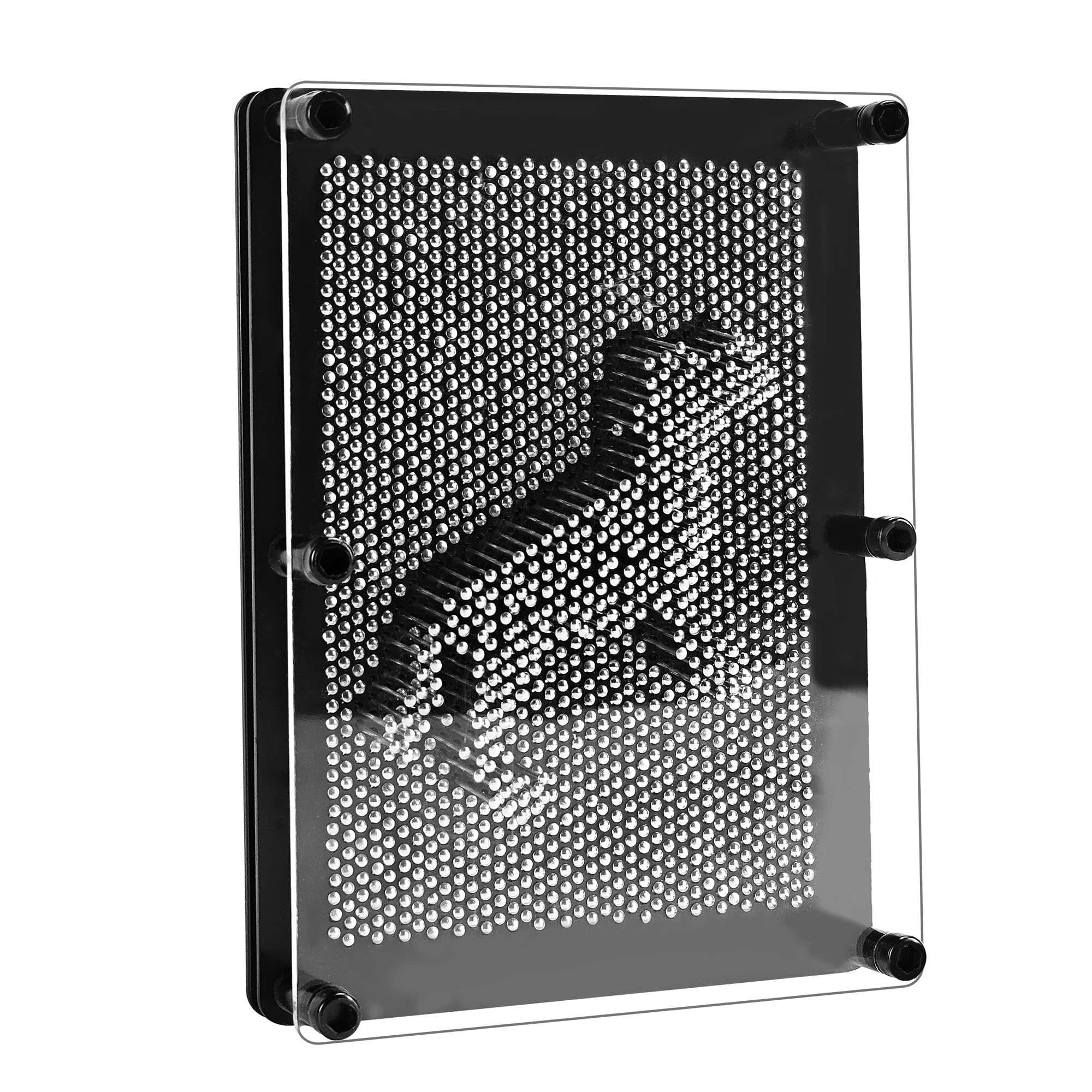 MICKYU Large Metal 3D Pin Art Board Games Toys, Autism Sensory Toys for Kids 8-12, Gifts for Autistic Children