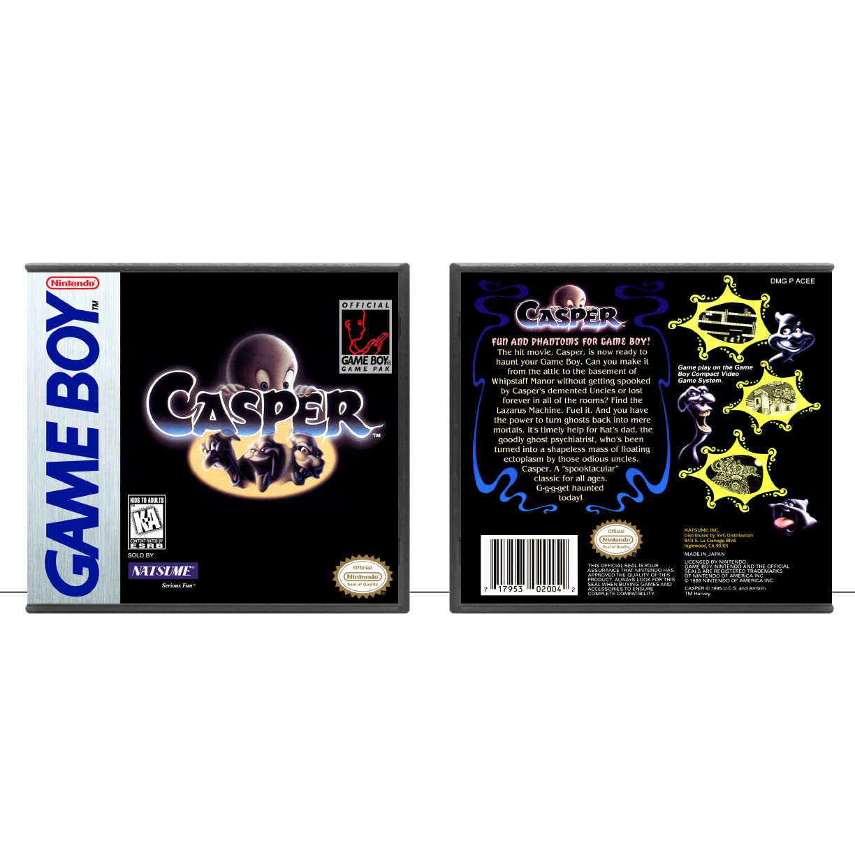 Casper | (GB) Game Boy - Game Case Only - No Game