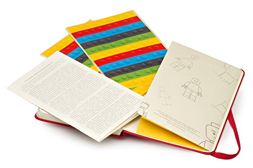 Moleskine Limited Edition Lego Notebook, Hard Cover, Pocket (3.5" x 5.5") Ruled/Lined, Scarlet Red, 192 Pages