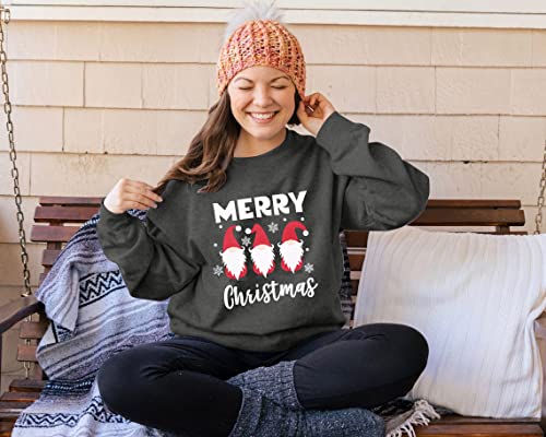 BANGELY Christmas Sweatshirt Women Christmas Tree Cake Sweater Shirts Xmas Holiday Pullover Cute Graphic Long Sleeve Tops