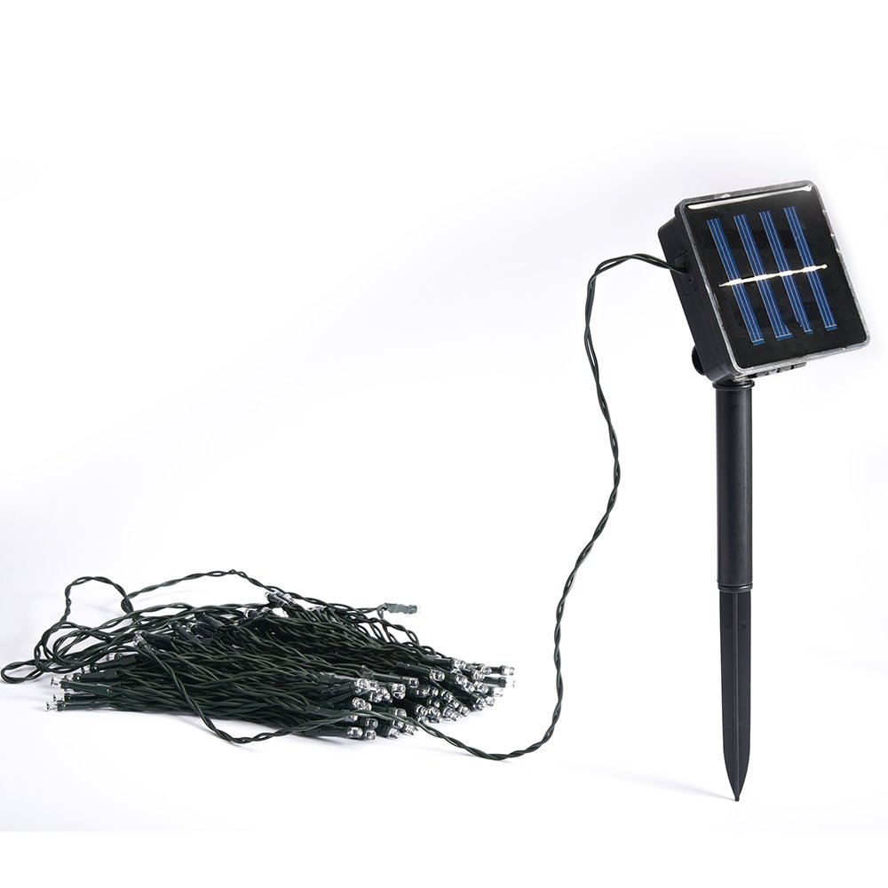 KYD 39ft 12m 100 LED Solar String Lights Christmas Lights Solar Powered Starry Lighting Waterproof Outdoor String Lights for Indoor Gardens Xmas Tree Homes Wedding Party Decor