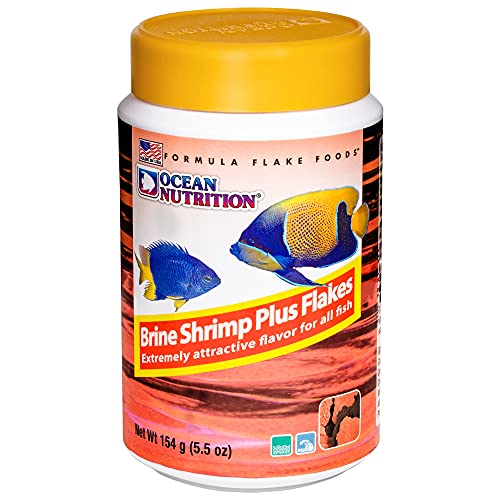 Ocean Nutrition Brine Shrimp Plus Flakes 5.5-Ounces (154 Grams) Jar