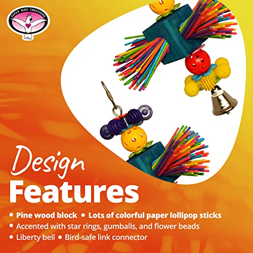 Super Bird Creations Holy Gumballs! Bird Toy 9.5β x 6.5β