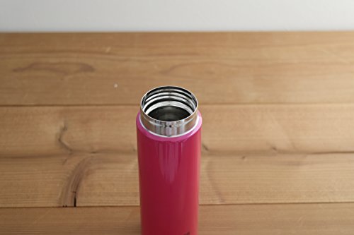 Tiger Water Bottle 300ml Stainless Mini Bottle Sahara Mug Lightweight MUJURYOKU Passion Pink MMP-G031-PA