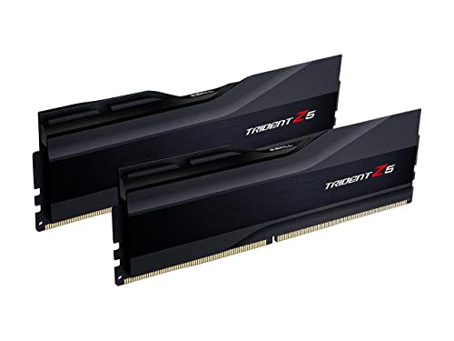 G.SKILL Trident Z5 Series (Intel XMP 3.0) DDR5 RAM 32GB (2x16GB) 6400MT/s CL32-39-39-102 1.40V Desktop Computer Memory UDIMM - Matte Black (F5-6400J3239G16GA2-TZ5K)