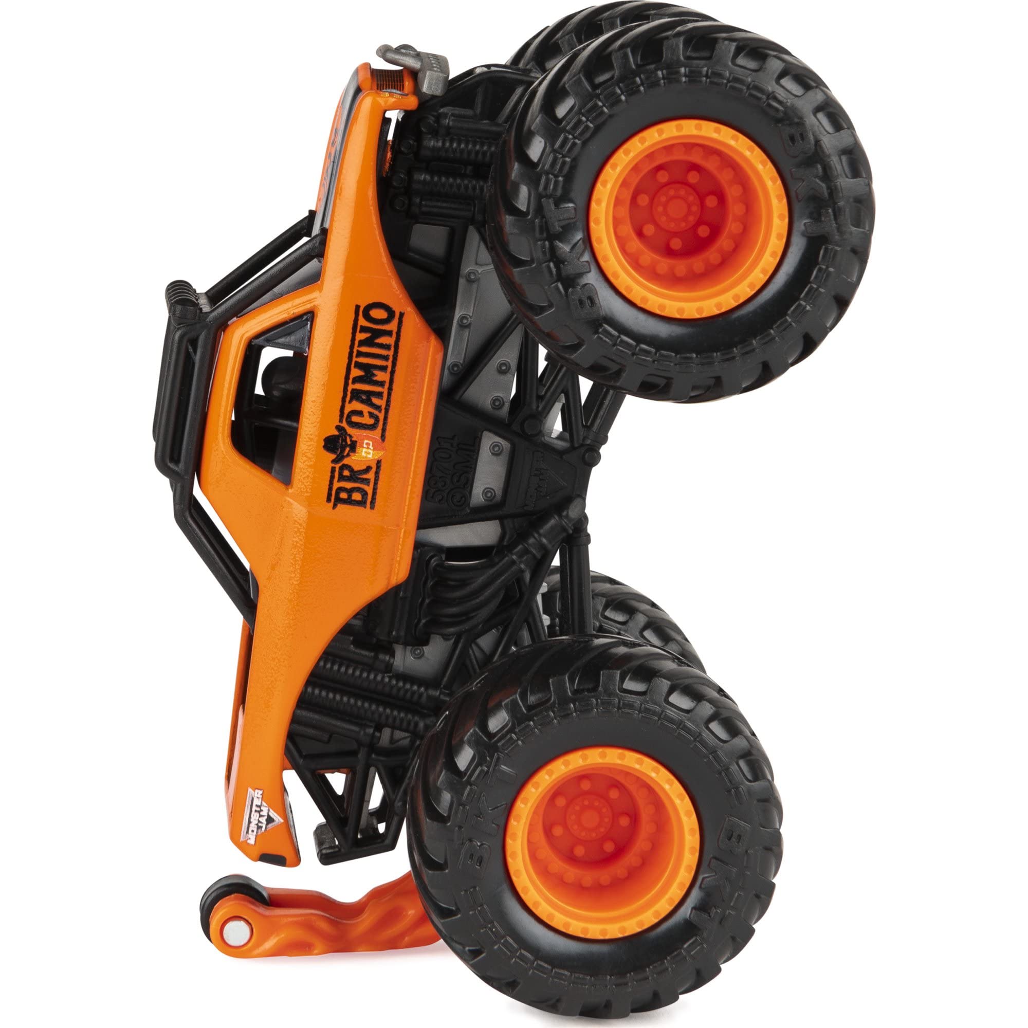 Monster Jam 2021 Spin Master 1:64 Diecast Monster Truck with Wheelie Bar: Arena Favorites Brocamino