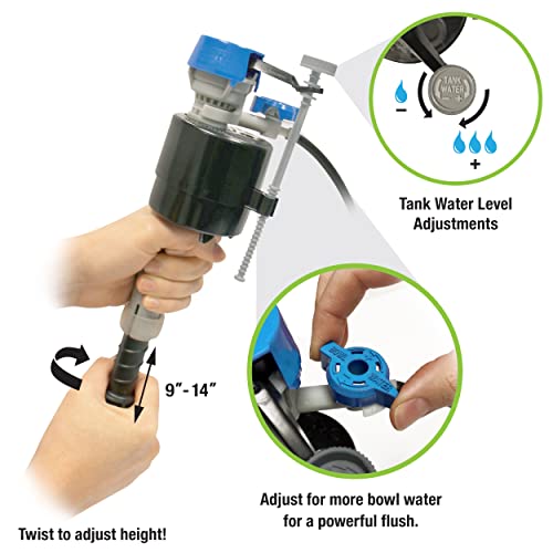 Fluidmaster K-400H-021-P8 PerforMAX 2-Inch Everything Toilet Repair Kit, No Size, Multicolor
