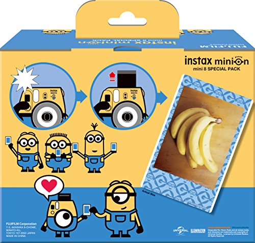 Fujifilm Instax Mini 8 Minion Instant Photos Film Camera (Japan Import)