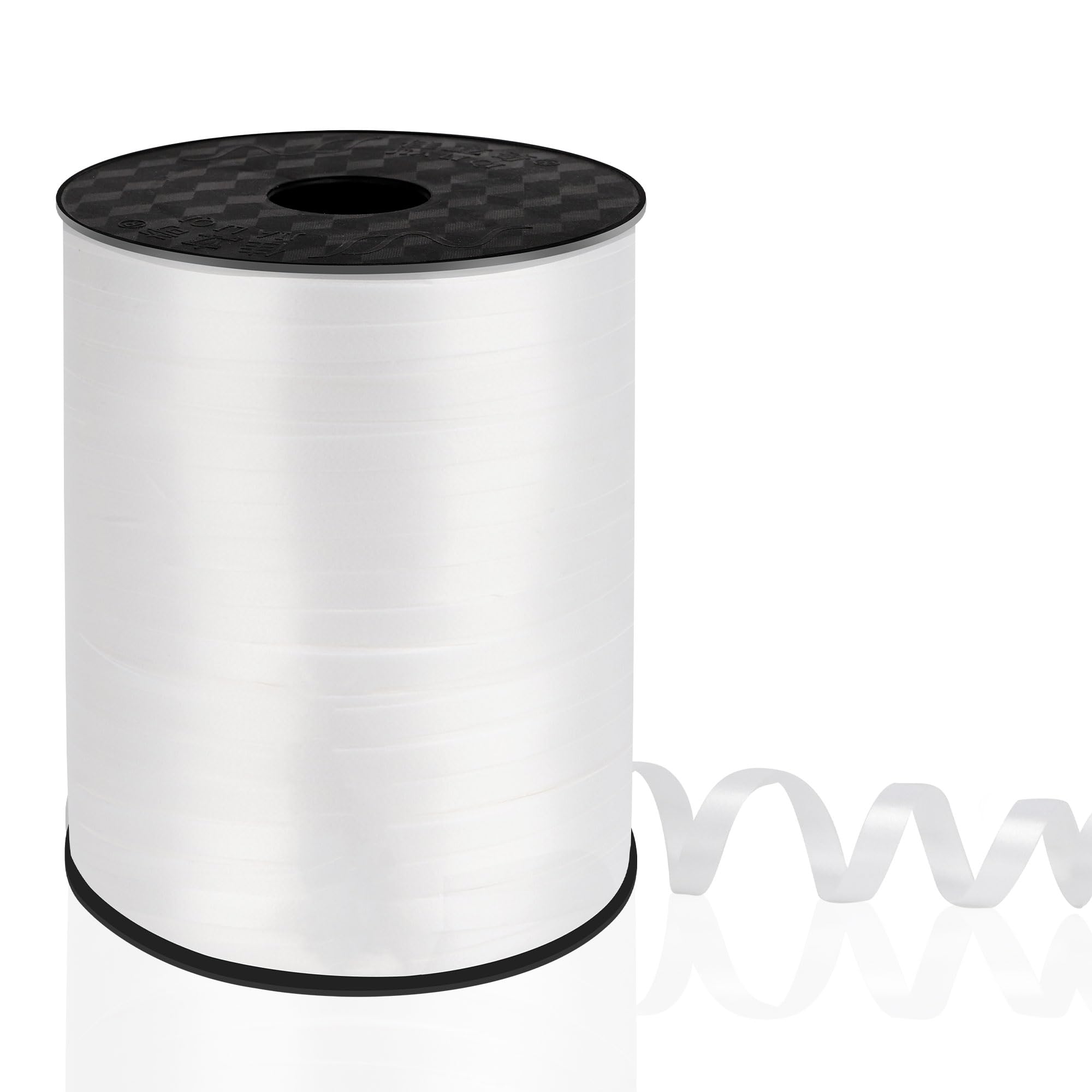 Christmas White Curling Ribbon for Gift Wrapping Ribbon White Ribbon for Gift Wrapping 500 Yards Halloween Balloon String Ribbon Balloon Ribbon String Gift Ribbon Thin Ribbon for Balloons Gift Wrap