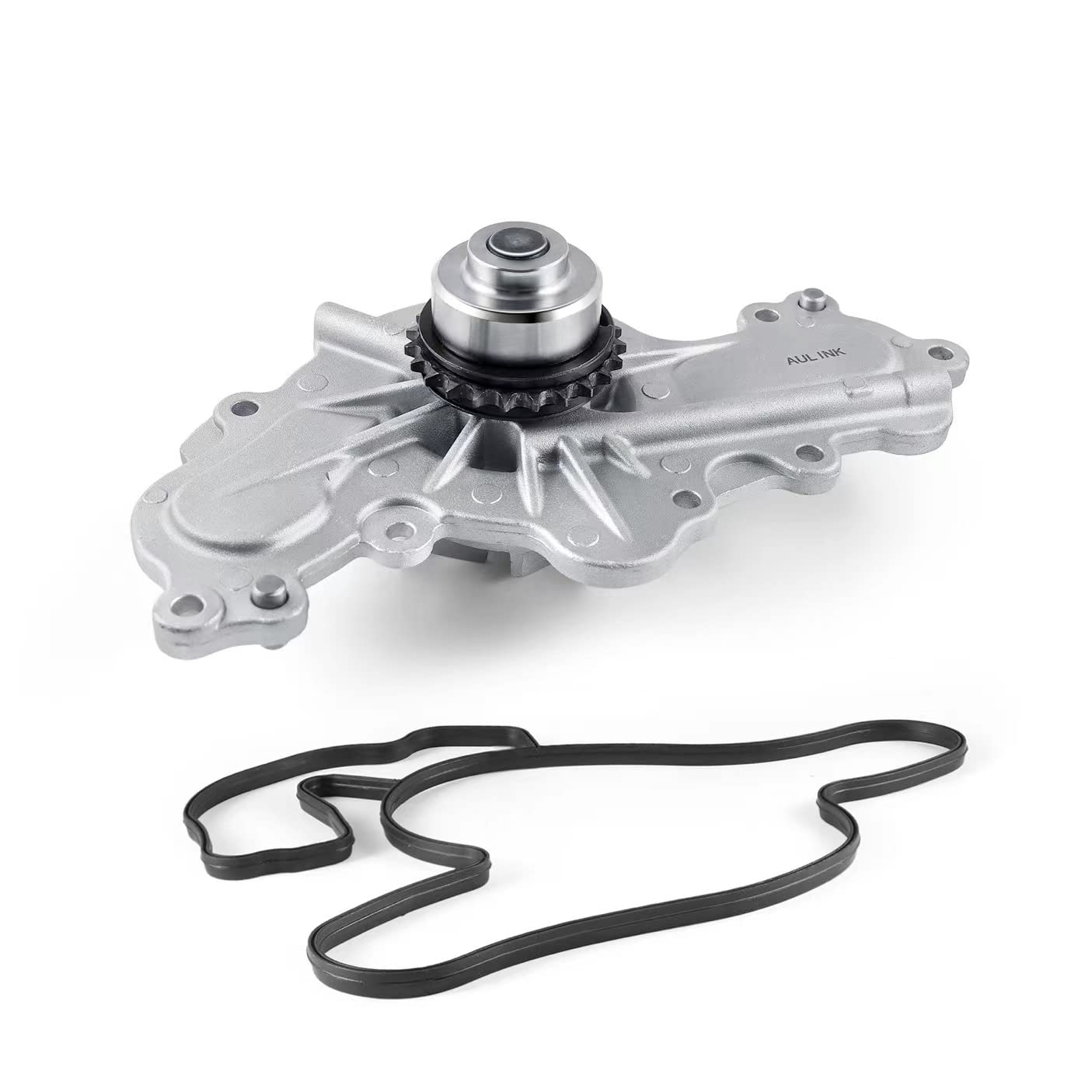 AULINK AW6023 Water Pump OE Replacement for 07-10 Ford Edge + Lincoln MKX, 09-10 Flex + MKS, 10-12 Fusion + MKT, 08-12 Taurus, 07-12 MKZ, 09-11 Mazda 6 & 07-11 CX9 V6 3.5L 3.7L
