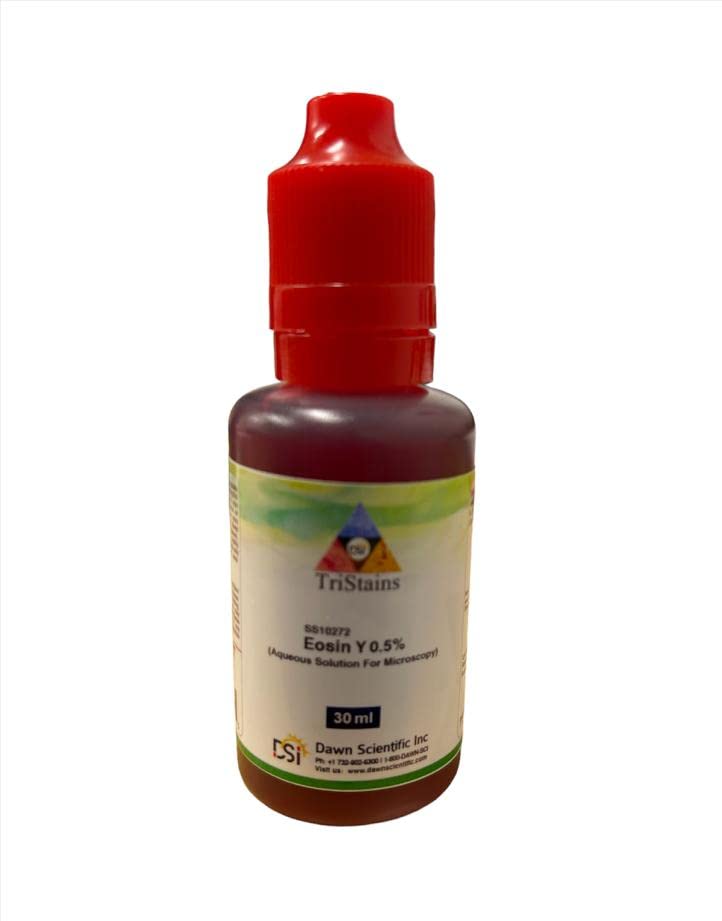 Eosin Y 0.5% (w/v) & Methylene Blue 1% (w/v) Aqueous Solution 30 ml Each