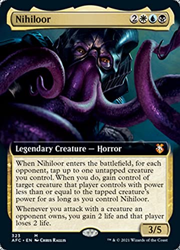 Magic: the Gathering - Nihiloor (323) - Extended Art - Forgotten Realms Commander