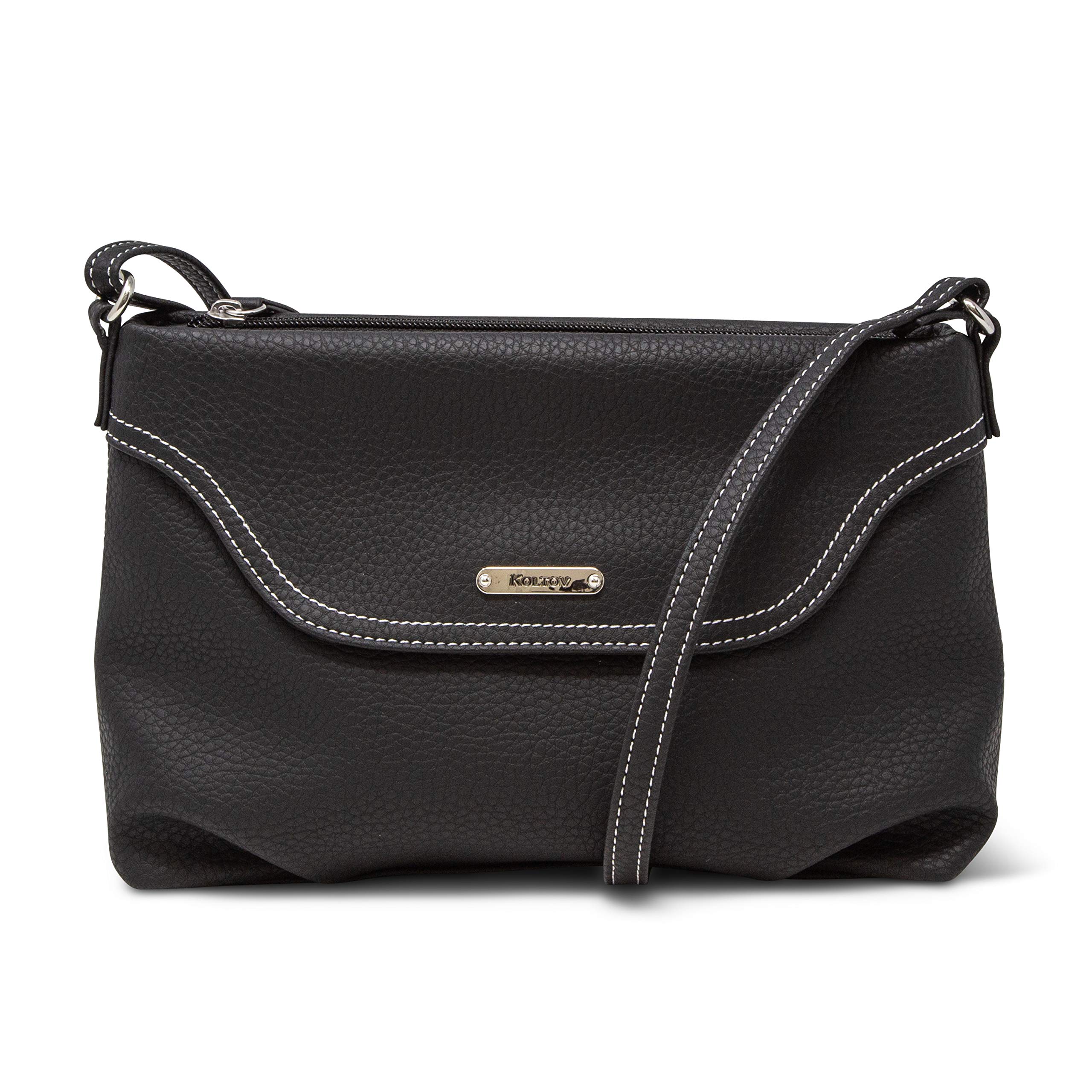 Koltov Ruby Crossbody, White/Hazelnut
