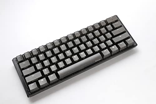 Ducky One 3 Mini Aura Clear Black 60% Hotswap RGB LED Double Shot PBT Mechanical Keyboard Cherry MX Brown
