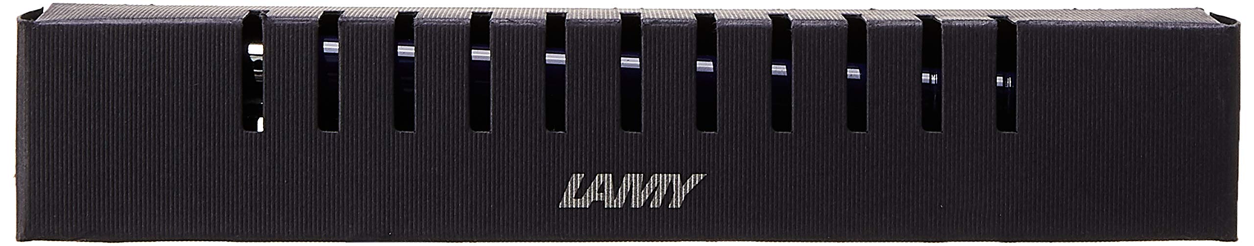 LAMY Shiny Blue Logo Ballpoint Pen with black ink (L204MBE)