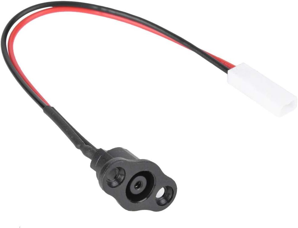 Battery Charger Connector Plug, Charging Port for M365 with Waterproof Cover for M365 Electric Scooter Accessory