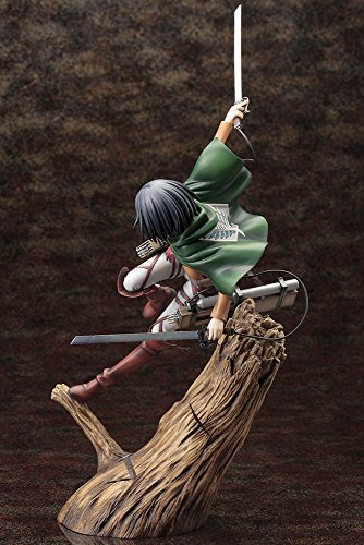 Kotobukiya Attack On Titan: Mikasa Ackerman (Renewal Package Variant) ArtFX J Statue, Multicolor