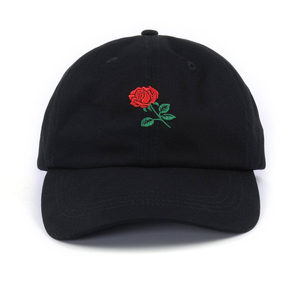 AUNG CROWN Embroidered Dad Hat Unstructured Women Men Baseball Caps (Black)