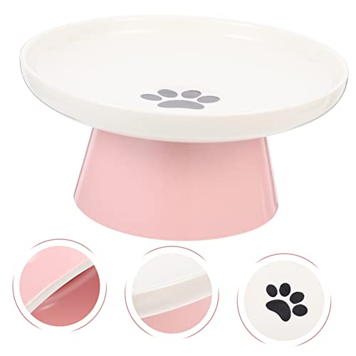 Dishes Feeding Dogs Protection Food Raised Washable Dishwasher Prevention Stand Eating House Backflow Pet Water Neck Puppy Kitten Stable Safe Supply Base Tray Easy Holder Feeder