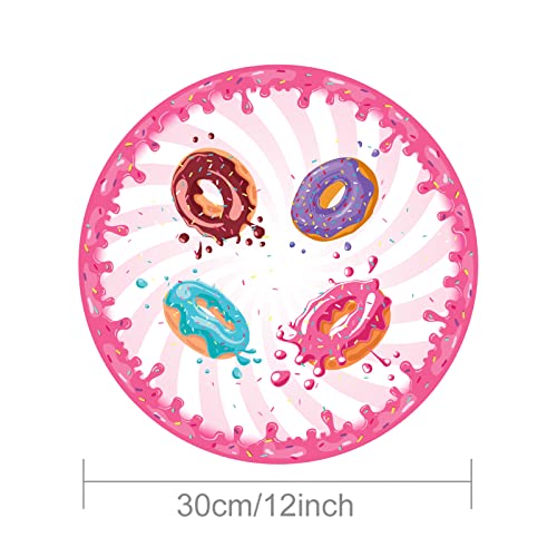 Donut Party Party Supplies-Donut Grow Up Theme 3 Tier Cupcake Stand Birthday Dessert Display Stand for Doughnut Happy Birthday Cake Decor
