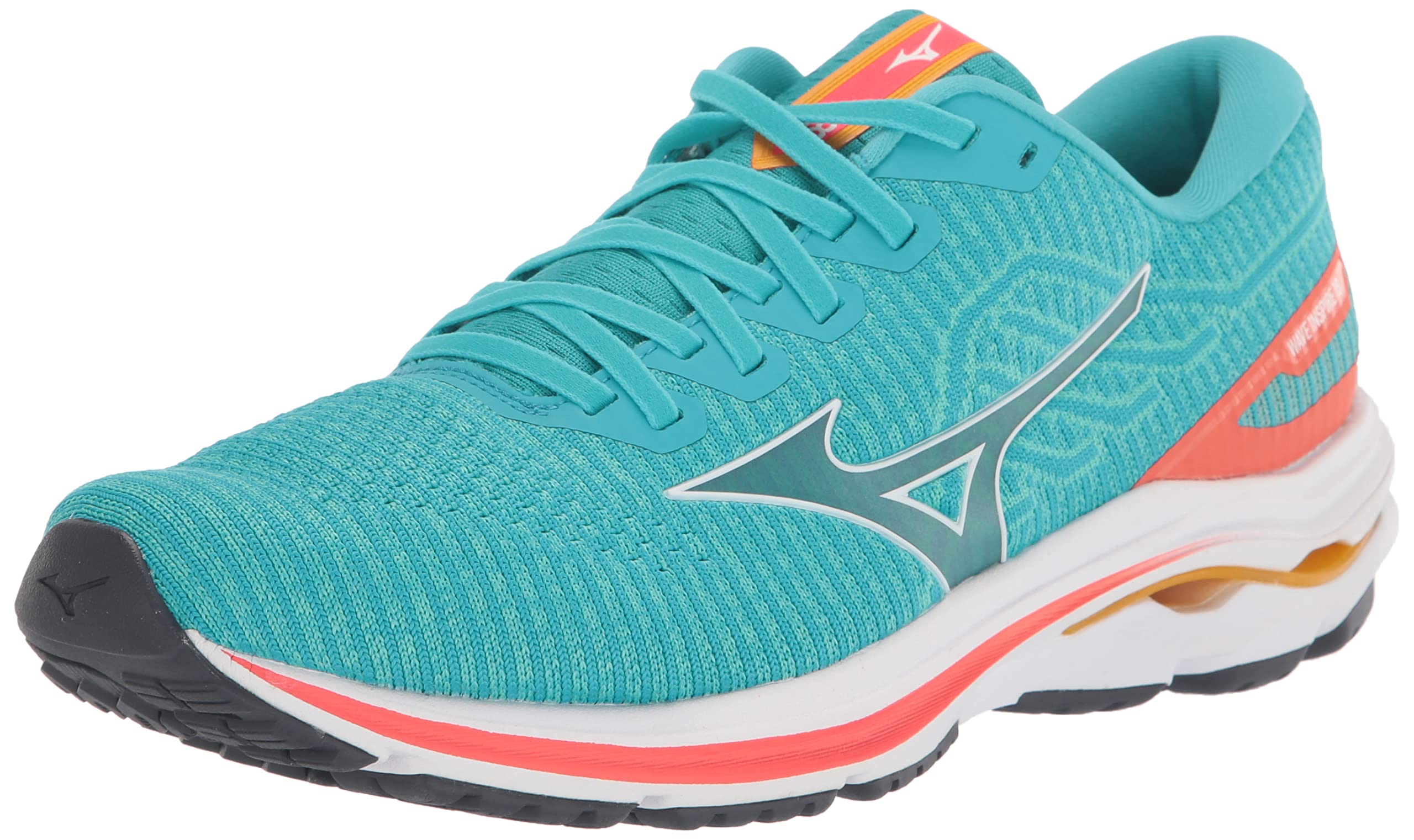 Mizuno Women's Wave Inspire 18 Running Shoe, Turquoise, 8
