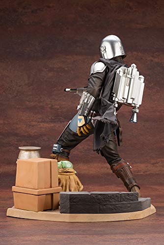 Kotobukiya The Mandalorian & The Child ArtFX PVC Statue, Multicolor