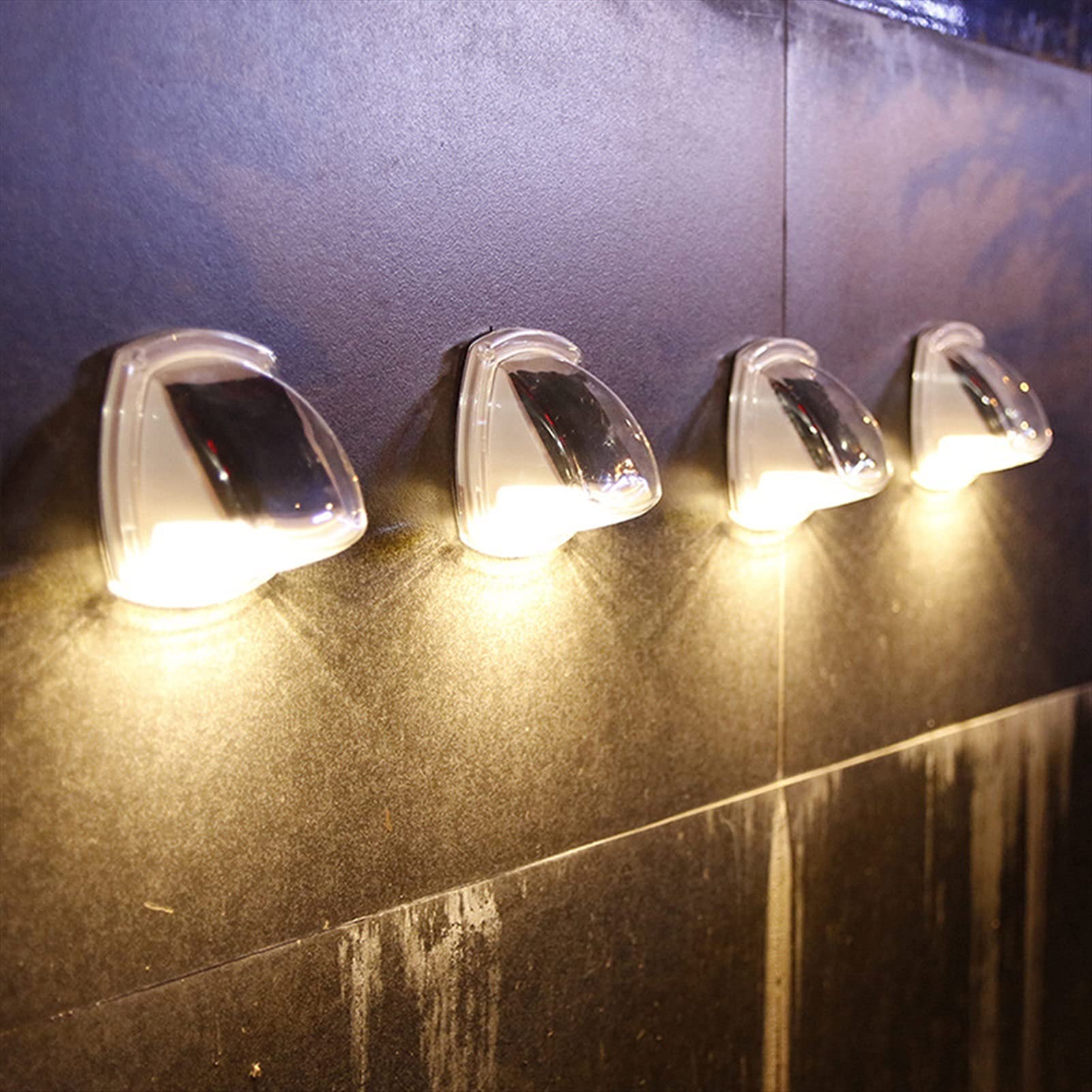 KOVOSCJ Solar Outdoor Solar Street Light Garden Waterproof Wall Light Indoor Home Lighting LED Night Light Bulb Waterproof