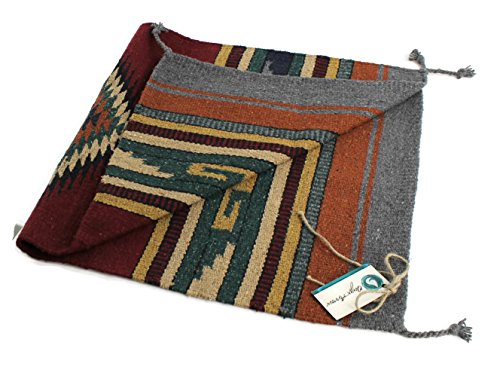 Onyx Arrow Southwest Décor Area Rug, 20 x 40 Inches, Center Diamond Burgundy/Black
