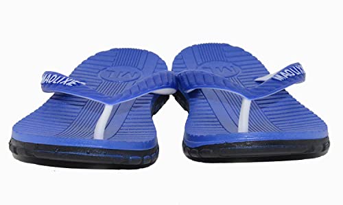 Mao Li Xie Comfort Men's Flip Flops Beach Home Outdoor Thong Sandals (8, Blue, numeric_8)