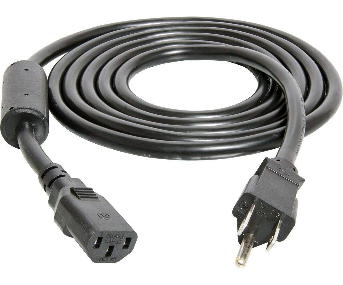 Hydrofarm BACD12 PH/DE/XT 8', 120V, Power Cord w/Ferrite Ring 14 AWG (30