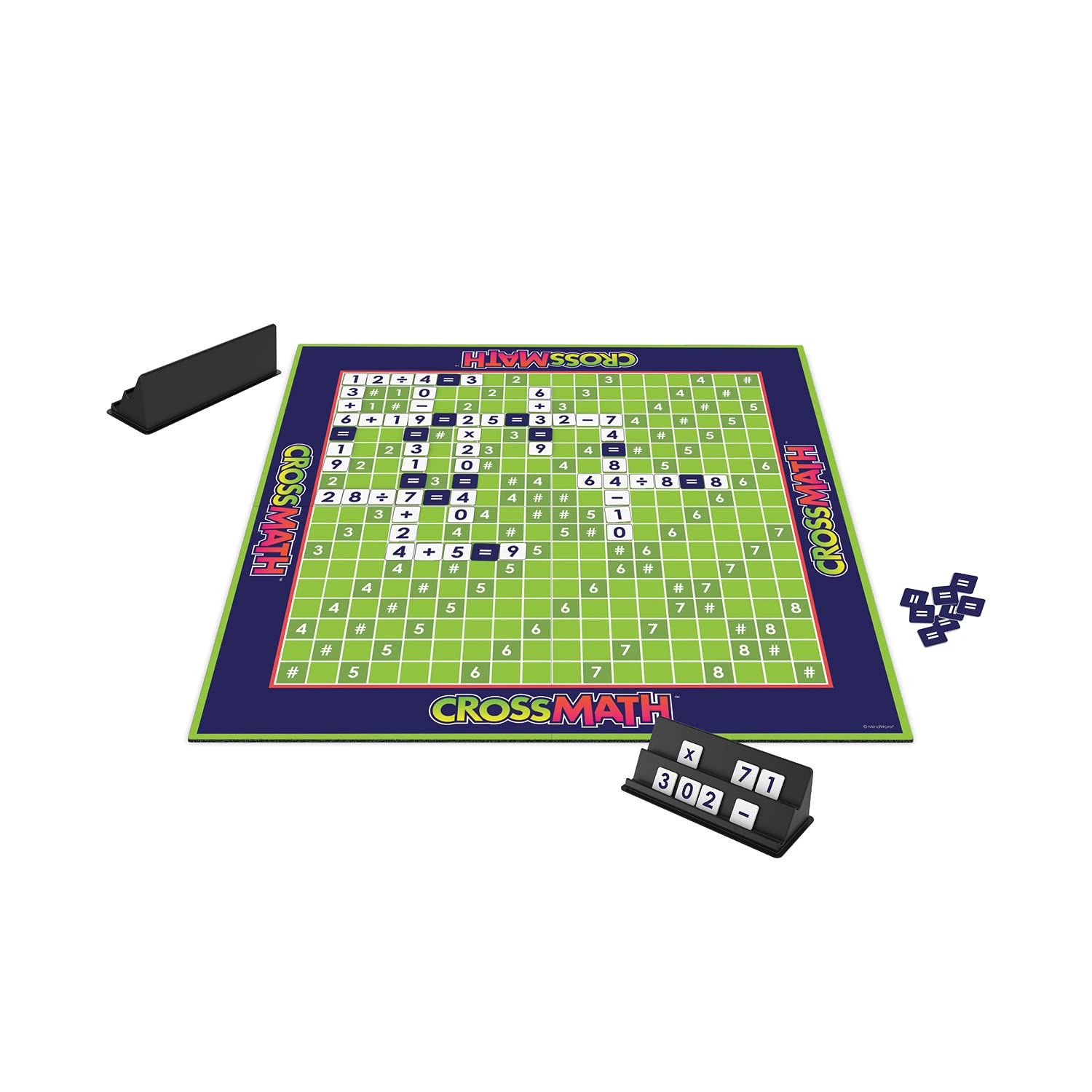 MindWare CrossMath - Engaging 2-4 Player Math Games for Kids, Multiplication Game - Includes Additional Activities and Guidebook
