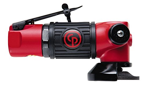 Chicago Pneumatic CP7500D - Air Grinder Tool, Welder, Woodworking, Automotive Car Detailing, Stainless Steel Polisher, Heavy Duty, Right Angle Grinder, 2 Inch (50 mm), 0.2 HP / 150 W - 22000 RPM , Red