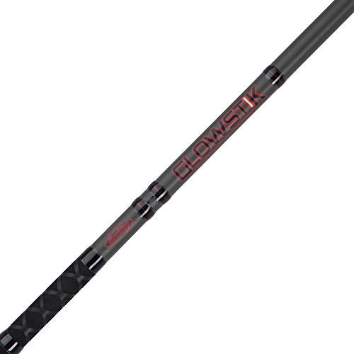 Berkley Glowstik Surf Spinning Reel and Fishing Rod Combo Black/Red/Smoke, 8' - Medium