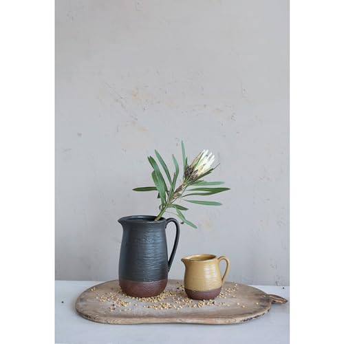 Creative Co-Op Stoneware Pitcher, Reactive Glaze