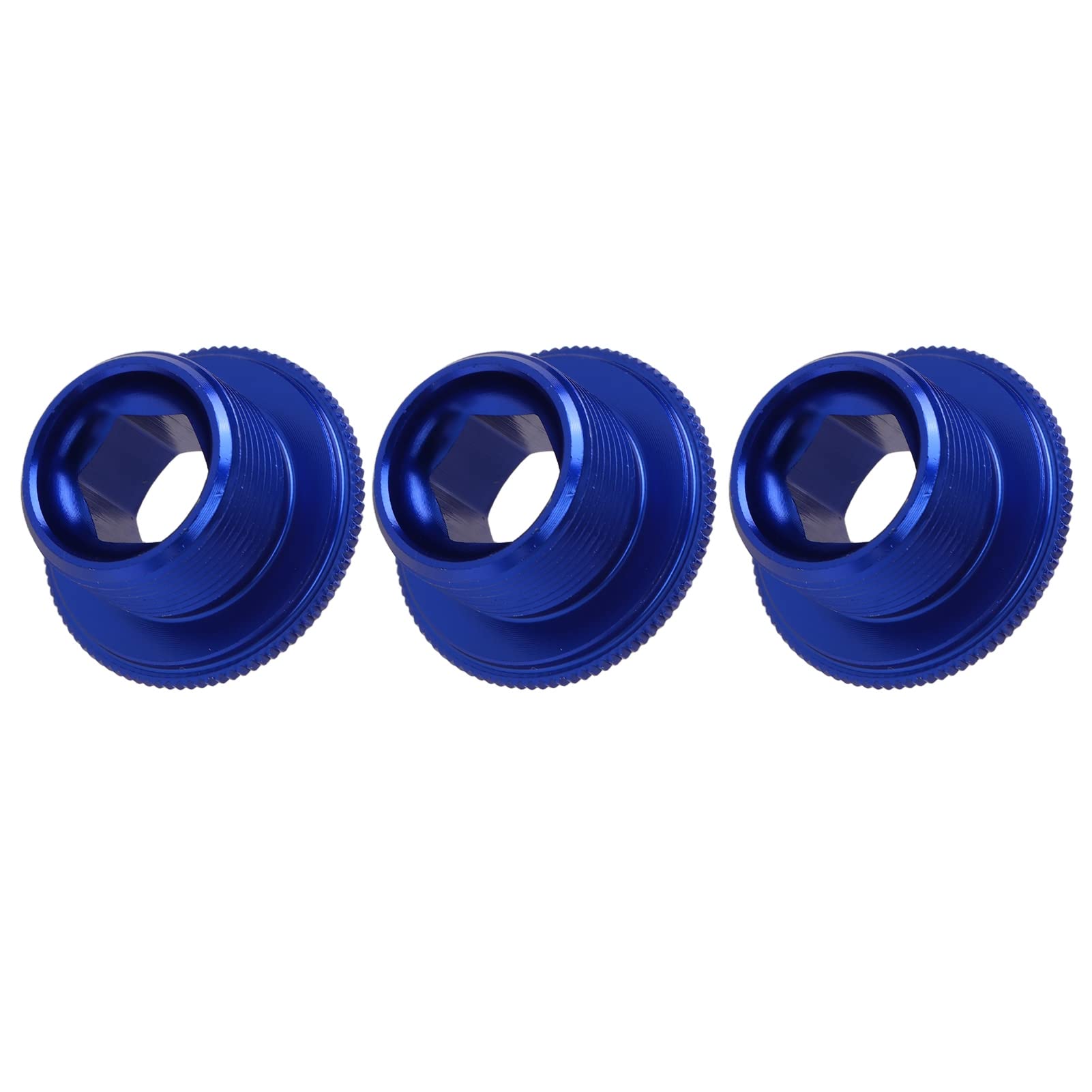Bike Crank Cover Screws, 3pcs M19 Aluminum Alloy M19 Crank Screw for Road Bikes(Blue)
