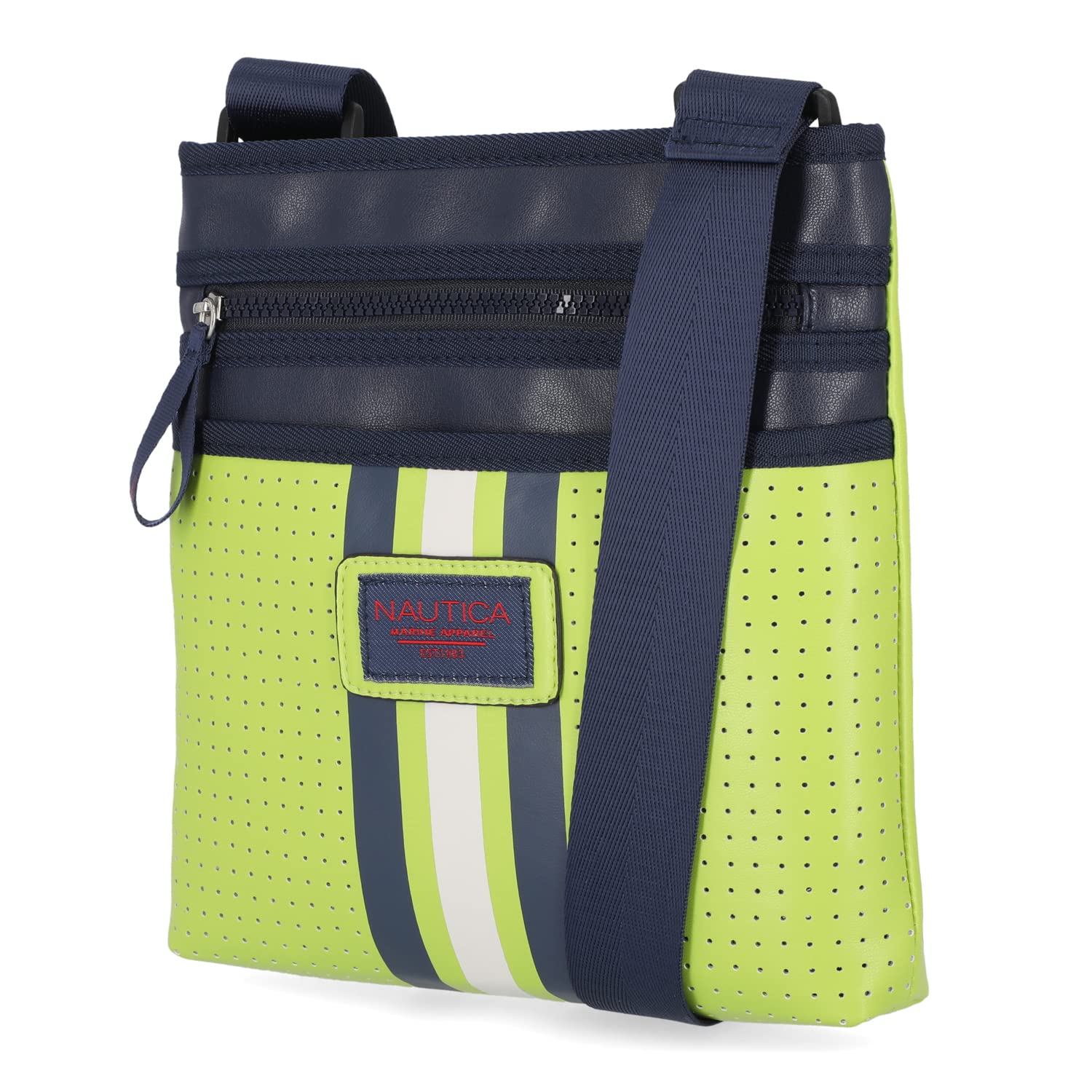 Nautica womens Venture Cup Crossbody, Lime, One Size US