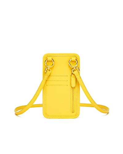 JW PEI Women's Aylin Canvas Cell Phone Crossbody Bag (Yellow)