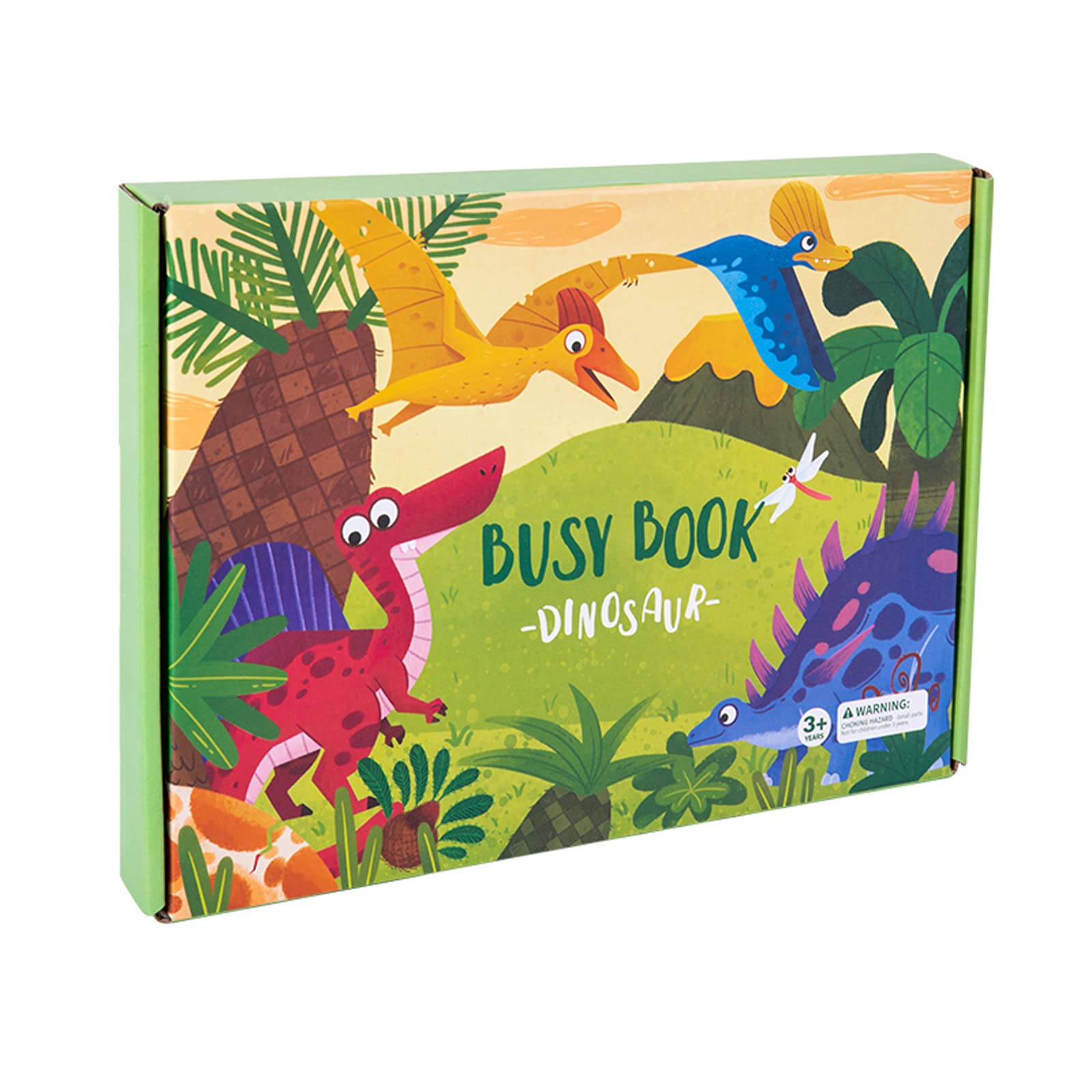 Jxueych Quiet Book for Toddlers Preschool Sensory Toys DIY Montessori Busy Book for Kids to Develop Learning Skills, Road Trip Essentials (Vegetable)